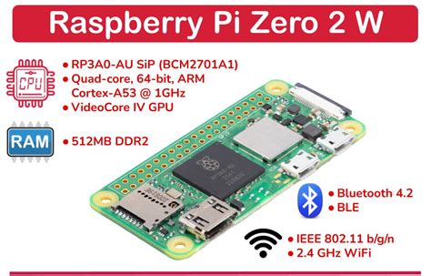 official raspberry pi zero 2 w single board computer