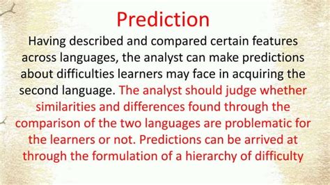 Contrastive Analysis And Errors Analysis Pptx Education