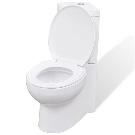 WC Seramik Tuvalet Banyo Köşesi Tuvalet Beyaz