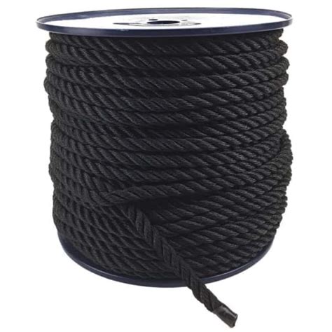 6mm Black Softline Bondage Rope On A Reel Ropeservices Uk