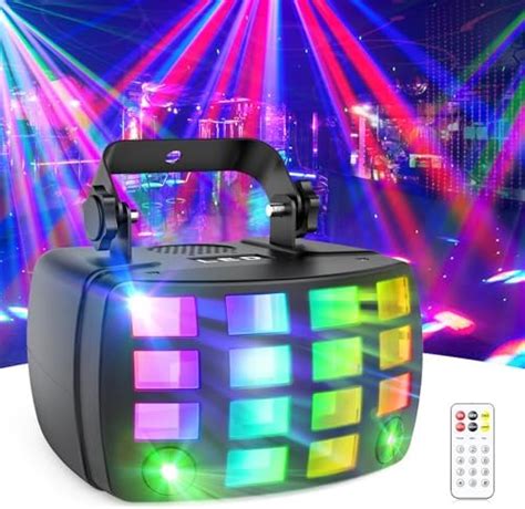 Lumière De Fête Avec Télécommande 2 En 1 Lumière Disco Activée Par Le