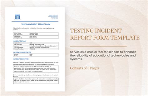 Editable Incident Report Form Templates In Word To Download