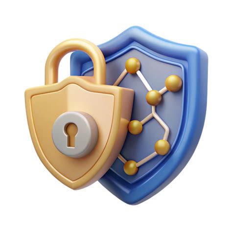 Magnificent Minimalist Quantum Data Security Illustration With Shield