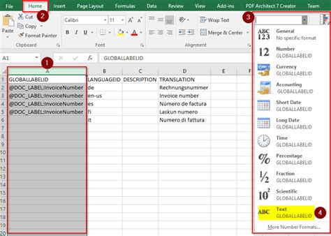 Import Export User Defined Labels Docentric AX