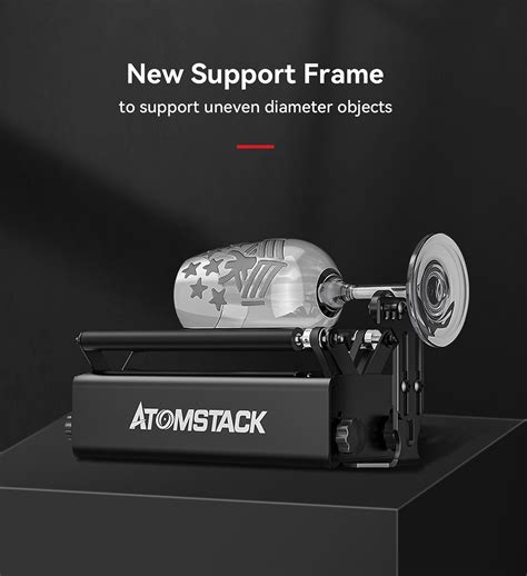 New ATOMSTACK R3 Pro Rotary Roller With Separable Support Module And