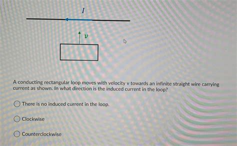 solved a conducting rectangular loop moves with velocity