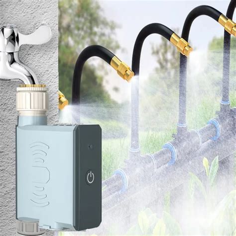 Tuya Zigbee 급수 컨트롤러 정원 급수 타이머 자동 와이파이 스마트 스프링클러 가정용 정원용 물방울 관개 시스템