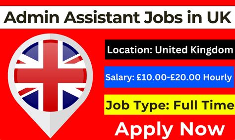 Admin Assistant Jobs In Uk With Visa Sponsorship 2025