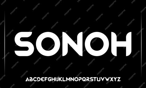 Premium Vector Sonko Is A Brand Name And Has A Large Bold Font