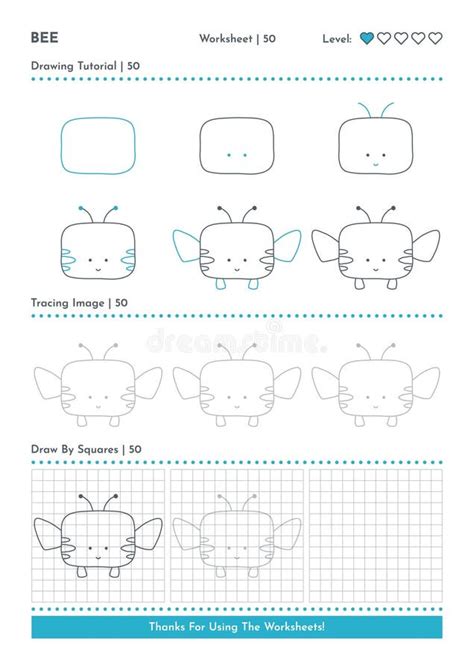 Cómo Dibujar Un Personaje De Caricatura De Abejas Animal De Doodle Paso
