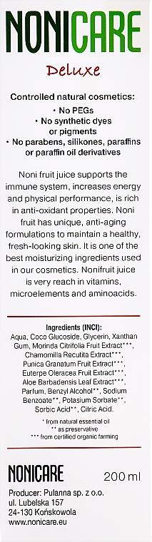Nonicare Deluxe Naturally Revitalizing Shower Gel - Revitalizační ...