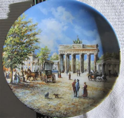 WANDTELLER PORZELLAN SELTMANN Das Brandenburger Tor Berühmte deutsche