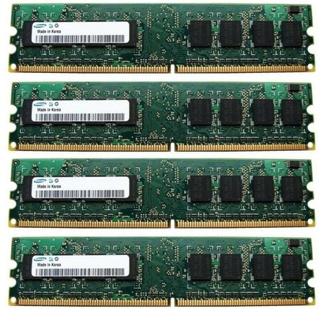 Samsung 8 GB (4x2GB) M378T5663QZ3-CF7 PC2-6400 DDR2-800 #125329