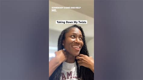 Taking Down My Twists From Loc Bob Locs Sisterlocks Loctwists Ibyl Youtube