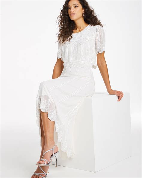 Joanna Hope Beaded Layer Dress Ambrose Wilson