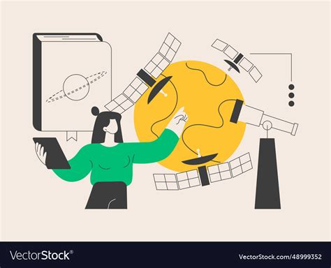 Earth Observation Abstract Concept Royalty Free Vector Image
