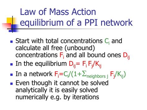 Ppt Protein Binding Networks From Topology To Kinetics Powerpoint Presentation Id 197064