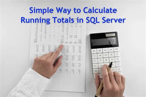 Simple Way To Calculate Running Totals In Sql Server