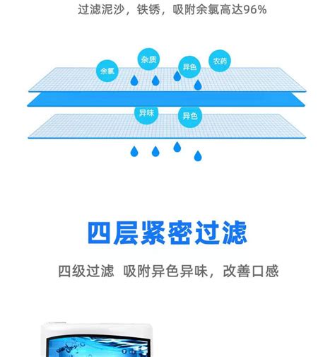 Faucet Water Purifier Activated Carbon Fiber Filter Element Midea Mc122