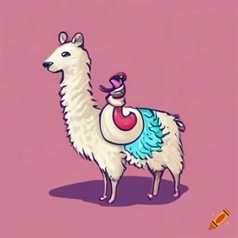 Bear Riding The Back Of A Llama On Craiyon
