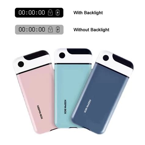 Self Discipline Phone Timer Lock Box Can Receive Phone Calls Green
