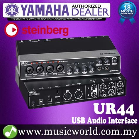 Clearance Yamaha Steinberg Ur44 6 X 4 Audio Interface With 4 Class