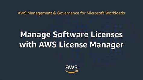 Manage Software Licenses With Aws License Manager By Kubernetes