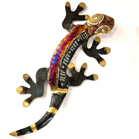 Déco murale salamandre en métal pour vos murs intérieurs et extérieurs Décors Gauche Taille