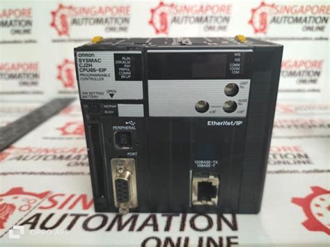 Omron Sysmac Cj2h Cpu65 Eip Programable Controller Ethernetip Plc Cpu