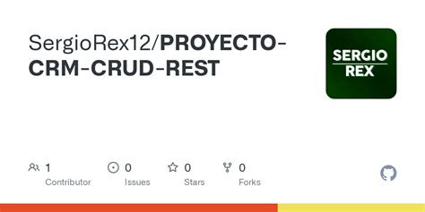 Github Sergiorex Proyecto Crm Crud Rest