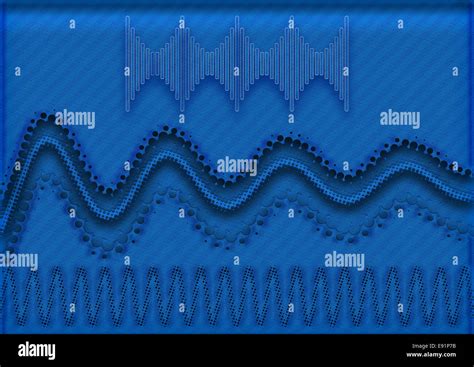 Tech Wave Background Stock Photo Alamy