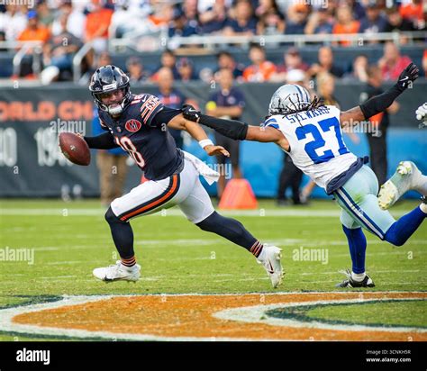 September 21 2025 Chicago Bears Quarterback Caleb Williams 18 Is
