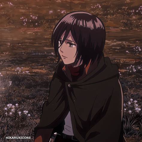 𝐇𝐈𝐊𝐀𝐑𝐔 Eren and mikasa Mikasa x eren Cute icons