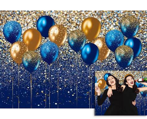 Allenjoy 7 X 5 Ft Soft Fabric Balloons Backdrop Royal Desertcart Kuwait