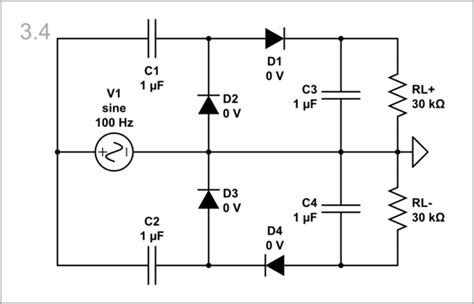 Ltspice How Does This Voltage Doubler Obtain A Higher Voltage Output