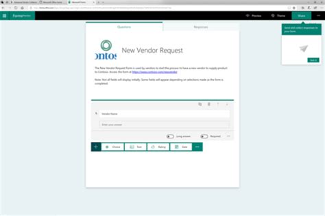 Creating A New Vendor Registration Form For Dynamics 365 Using Office Forms And Flow A