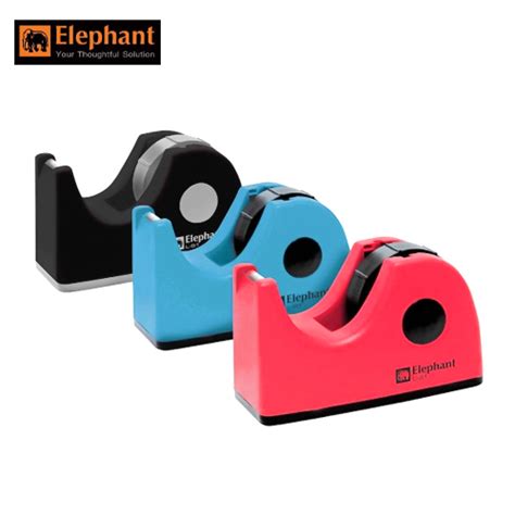 Elephant แท่นตัดเทปตราช้าง รุ่น L 01 สีแดง Shopee Thailand