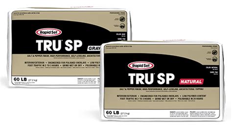 Self Leveling Architectural Topping Rapid Set Tru® Sp Xps