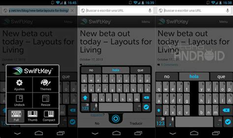 swiftkey 4 3 para android ya disponible ahora única versión para