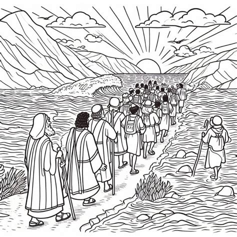 בני ישראל במדבר לצביעה אונליין דפי צביעה אונליין יויו