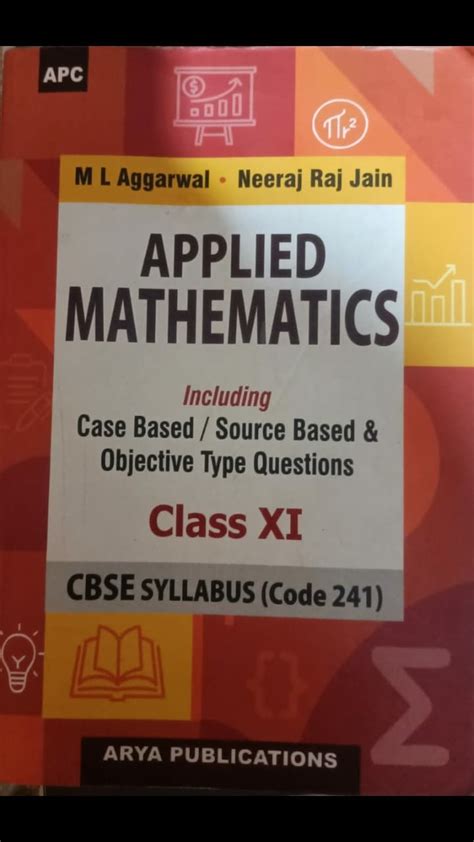 Buy Applied Mathematics Ml Aggarwal Class 11 Bookflow