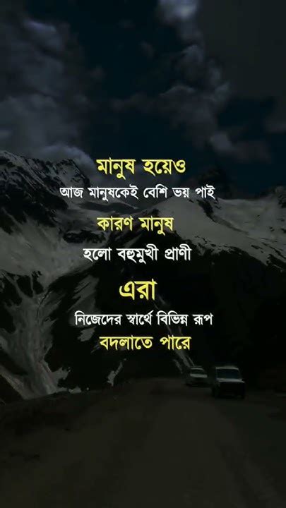 মানুষ হয়েও আজ মানুষকেই ভয় পায়। Youtube