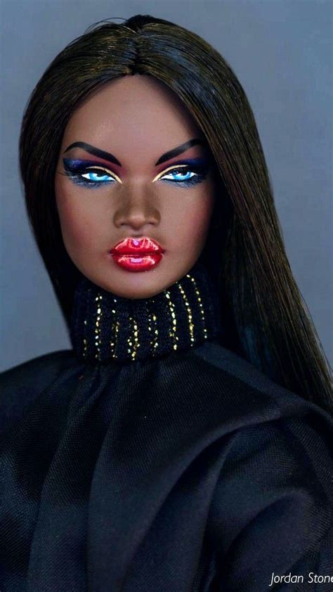 Pin On Barbie And Fashion Dolls Pretty Black Dolls Fashion Royalty