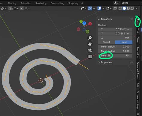 Modeling How To Make The Curve Extrude On The X And Y Axis Blender
