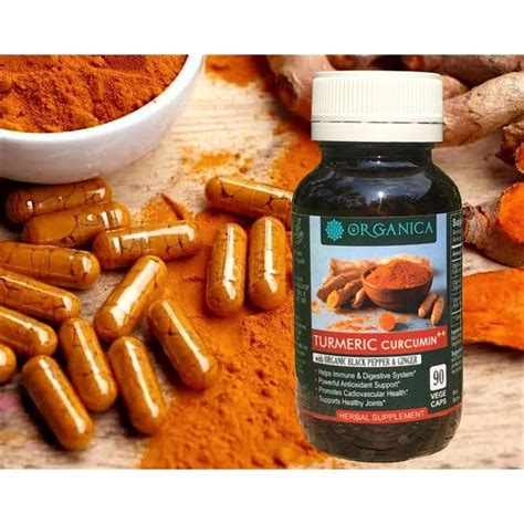 Ready Organic Turmeric Curcumin With Ginger Black Pepper 90 Vege
