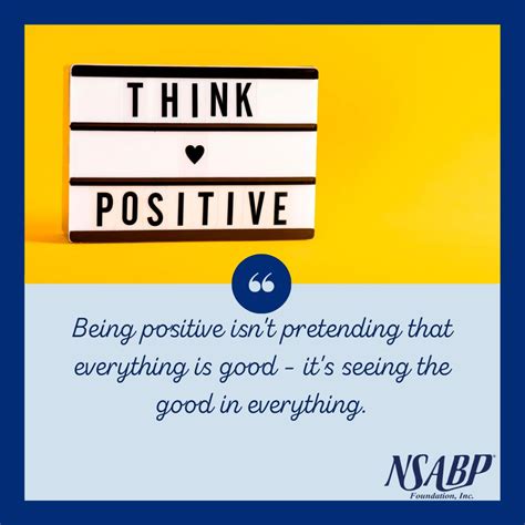 Nsabp Foundation Inc On Linkedin Positivethinkingday