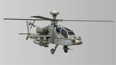 Ah Longbow Apache Helicopter D Model Cgtrader