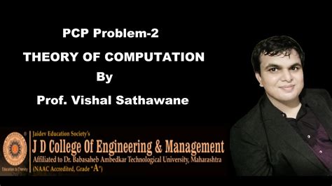pcp problem 2 post correspondence problem in hindi toc youtube