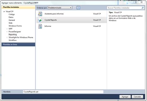 Crystal Report En Wpf ~ Edder Rosado Lira