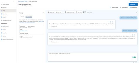 Become A Better Cook With Azure Openai And Retrieval Augmented Generation It Labs